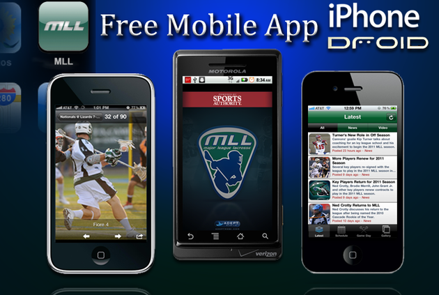 MLL Team Mobile Apps Now Available – Lacrosse Playground