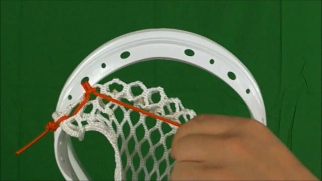 How To String: 9 Diamond Top String – Lacrosse Playground