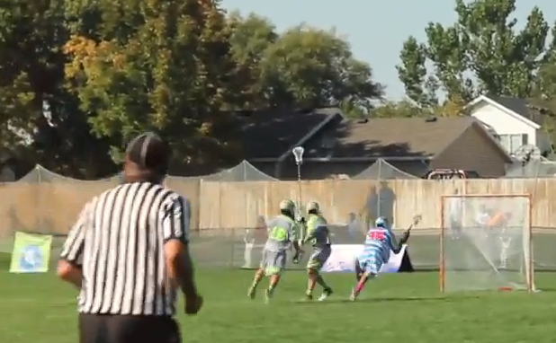 LXM PRO Player, Erik Krum's Diving Lacrosse Goal Scores #3 ON SportsCe ...