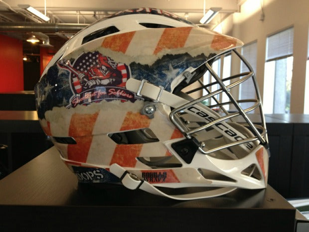 Shootout for Soldiers Gorilla Wrapz Custom Helmet Decal – Lacrosse ...