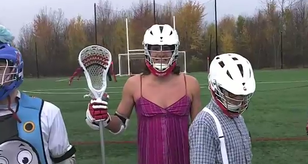 Davenport Men's Lacrosse Wear Halloween Costumes To Practice – Lacrosse ...